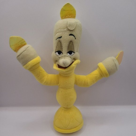 Disney | Toys | Disney Beauty And The Beast Lumiere Candle Stick Plush ...